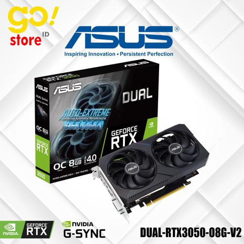 Jual VGA ASUS DUAL RTX 3050 8GB DDR6 OC V2 ASUS DUAL-RTX3050-O8G-V2 ...
