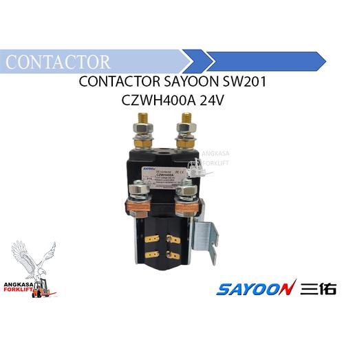 Jual Contactor Sayoon SW201 CZWH400A 400A 24V Electric Forklift Battery ...