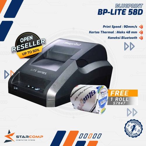 Jual Blueprint LITE 58D Printer Thermal POS Kasir (USB+BLUETOOTH+RJ11 ...
