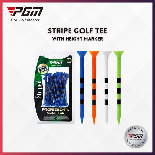 Promo PGM Golf Tee Height Marker Stripe Tee Tournament | Plastic Tees ...