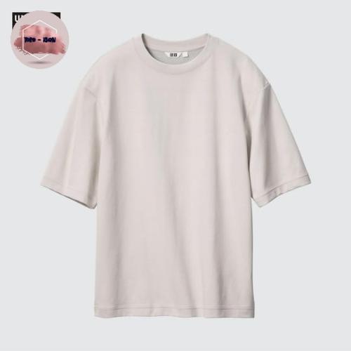 Jual UNIQ AIRism Katun T-Shirt Oversize Kerah Bulat 475355 || Kaos - 53 ...