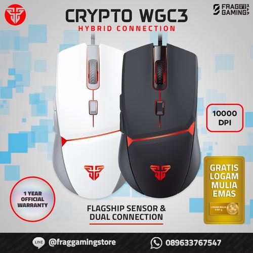 Jual Fantech WGC3 / WGC-3 Crypto Hybrid FantechWGC3 Wireless Gaming Mouse - Putih - Jakarta ...