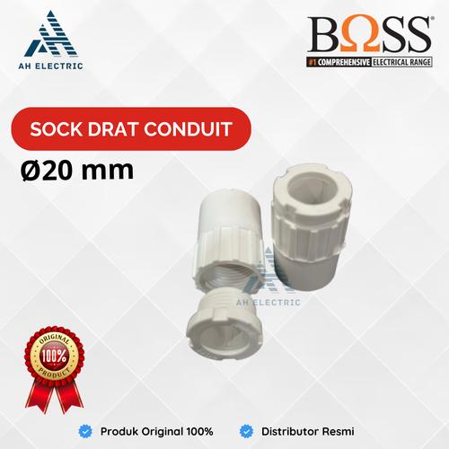 Jual BOSS Sock Drat Dalam 20 mm Pipa Conduit / Adaptor Boss 20 mm ...