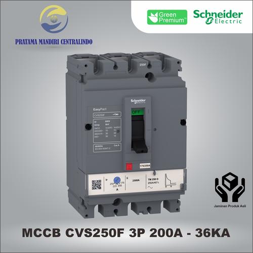 Jual MCCB 3P 200A CVS250F SCHNEIDER 3 Phase 200 Ampere - 36KA LV525332 - Jakarta Barat - PRATAMA ...