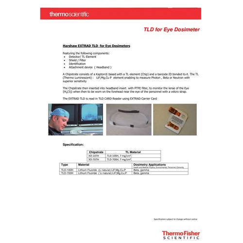 Jual TLD For Eye Dosimeter ( TLD Mata Radiologi ) - Kota Tangerang ...