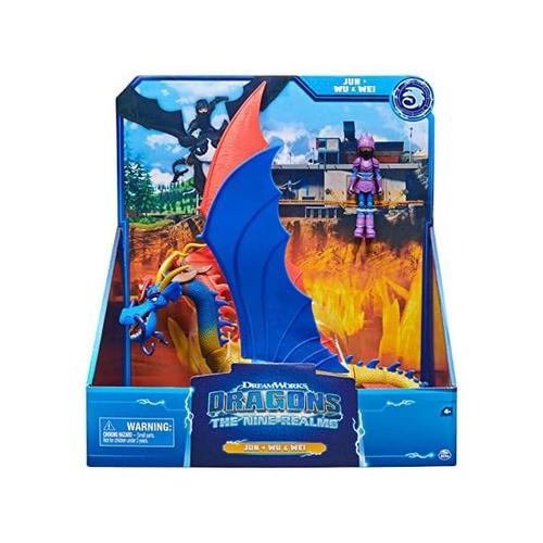Jual Dreamworks Dragons Giant Wu Wei And Jun Figure The Nine Realms