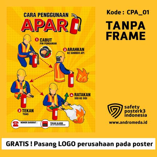 Jual safety Poster K3 : Cara Penggunaan Apar - 42x30 cm - Kota Bandung - Safety Poster K3 ...