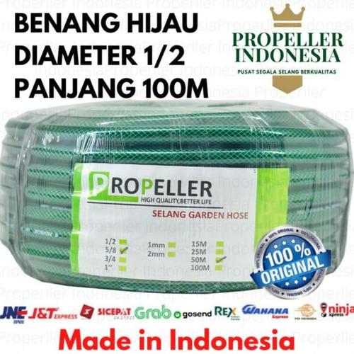 Jual ! SELANG AIR ANTI LUMUT SELANG AIR BENANG 1/2" INCH PANJANG 100 METER - Jakarta Barat ...