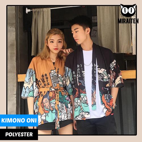 Jual CARDIGAN KIMONO ONI UNISEX BISA COWO CEWE BAHAN BERKUALITAS - 5 ...