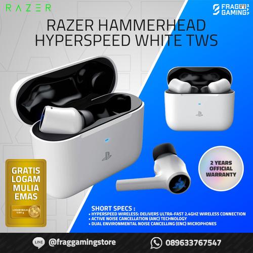 Jual Razer Hammerhead HyperSpeed White TWS True Wireless Gaming Earbuds - Jakarta Utara - FRAG ...