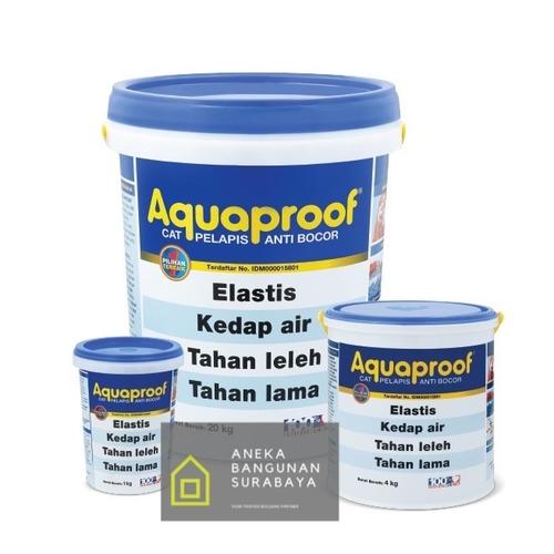 Jual AQUAPROOF 20kg | cat pelapis anti bocor aqua proof pail 20 kg Abu Putih Paint - Abu 061 ...