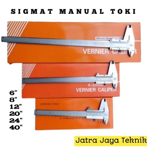 Jual Vernier Caliper Toki 24 inch Sigmat Manual Jangka Sorong 600MM - Jakarta Barat - jatra jaya ...