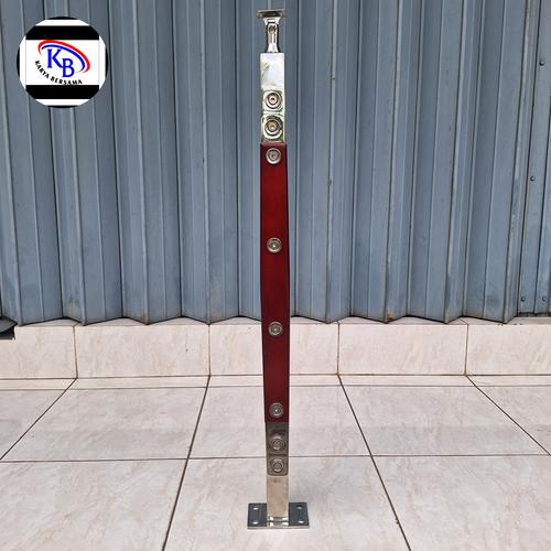 Jual Tiang railing tangga balkon satainless jari-jari ss 304 - Kota ...