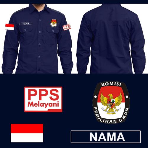 Jual baju kemeja pps kpu kemeja panitia pemilihan umum terbaru - warna ...