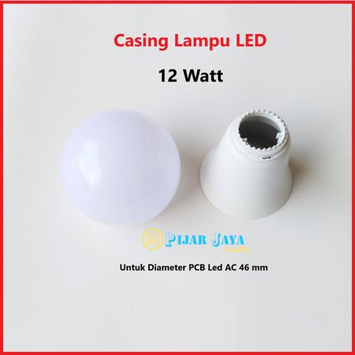 Jual Casing Lampu LED 12 Watt D - 46 MM Model Bulat A-Bulb 12W - Kota ...