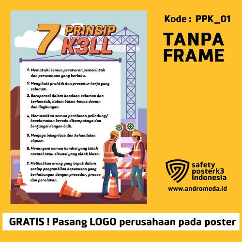 Jual Safety Poster K3: Prinsip Keselamatan Kesehatan Kerja dan ...