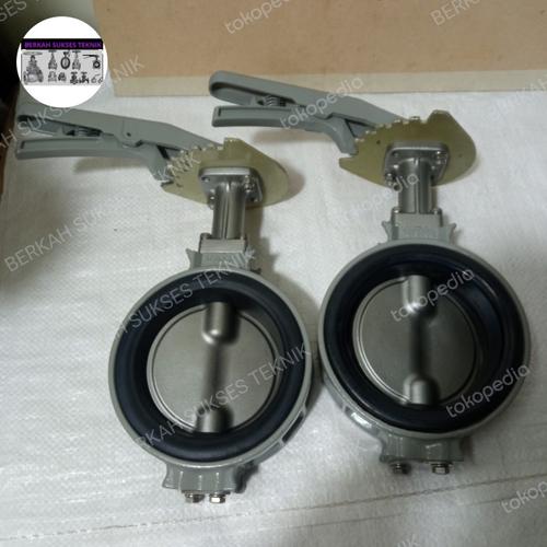 Jual butterfly valve kitz 2 inch DN50 JIS 10k EDPM ADC12 S13A - Jakarta ...