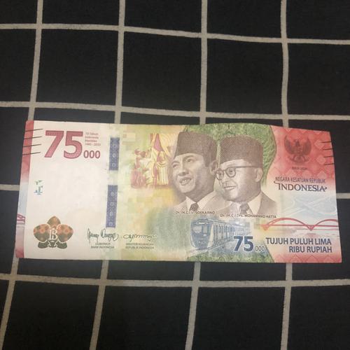 Jual Uang langka Rp.75.000 edisi 75th Kemerdekaan Indonesia - Jakarta Pusat - Store 48 ...