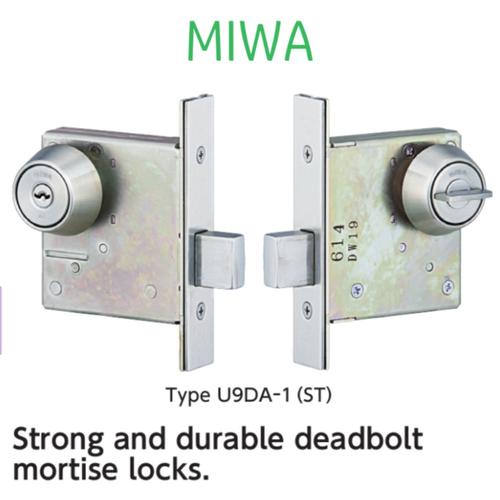 Jual Miwa U9 DA-1 51/40 ST atau U9 DA-1 64/40 ST Mortise Dead Bolt Lock - Jakarta Selatan ...