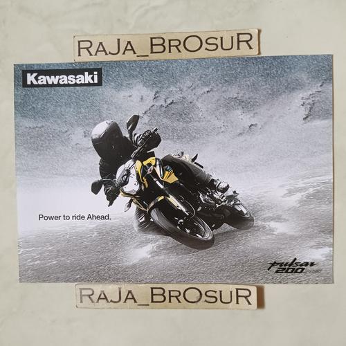 Jual Poster brosur katalog Kawasaki Bajaj Pulsar 200 NS/Pulsar200 NS ...