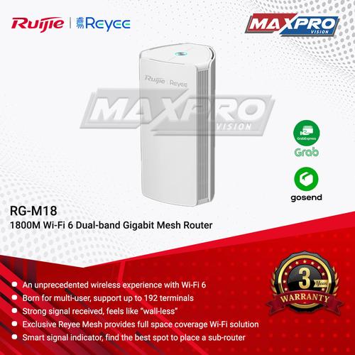 Jual RG-M18 - RUIJIE REYEE WIFI 6 DUAL BAND GIGABIT MESH ROUTER ...