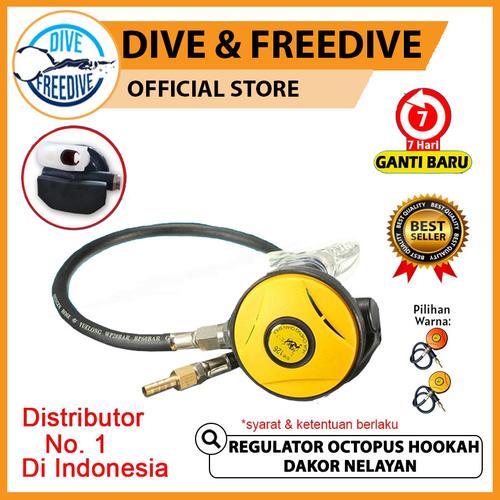 Jual Regulator Octopus Hookah Dakor Nelayan Delta Kompresor Selam ...