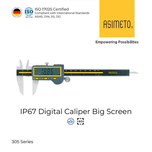 Jual ASIMETO IP67 Digital Caliper Big Screen - 0-150mm - Kab. Bekasi ...