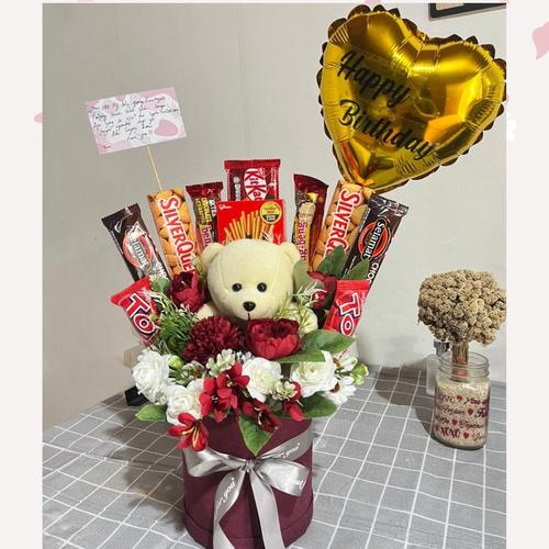 Jual bloom box, bouquet,buket wisuda,valentine,hari ibu,buket snack ...