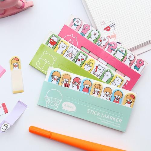 Jual Stick Note Pembatas Buku Lucu Notes Memo Karakter Isi 120 Lembar ...