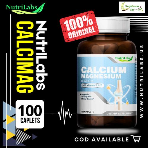 Jual CALCIUM MAGNESIUM COMPLEX NUTRILABS - 100 CAPLETS VITAMIN TULANG ...