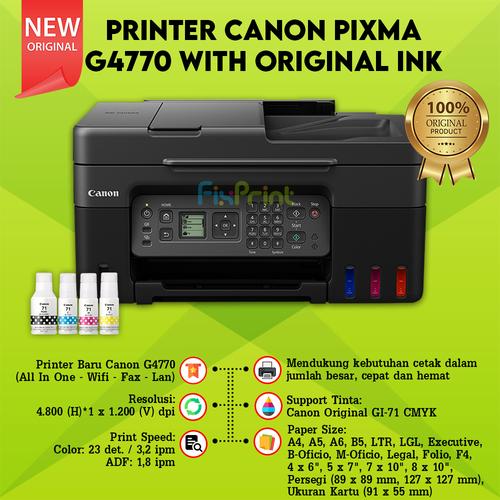 Jual Printer Canon PIXMA G4770 G 4770 All In One Fax WiFi ADF - Kota ...
