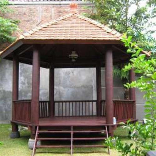 Jual gazebo 6 tiang ukuran 2x2m - Kab. Jepara - CEO FURNITURE JEPARA ...