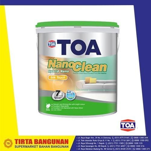 Jual TOA NANO CLEAN SILK TOUCH INT CAT TEMBOK TINTING HARGA BY REQUEST ...