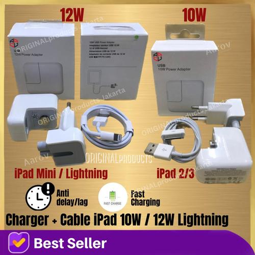 Jual charger kabel data ipad mini 1 2 3 4 5 air pro lightning adapter ...