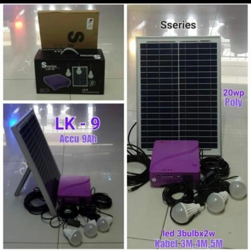 Jual Paket Solar Cell 3Lampu S Series LK 9 20WP Solar Home System ...