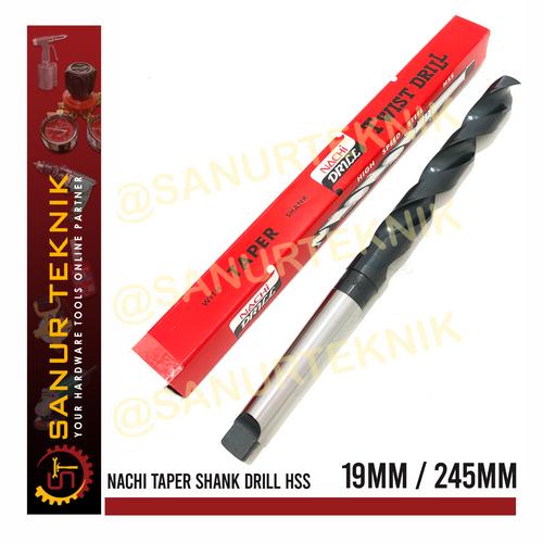 Jual NACHI Taper Shank Drill / Mata Bor Besi HSS 19mm 19 mm 19.0 mm 19 mili - Kota Surabaya ...