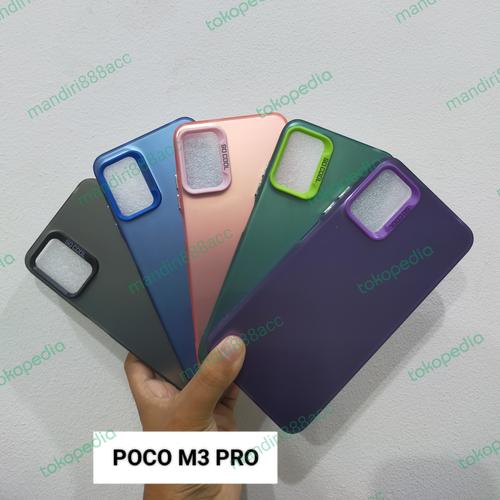 Jual XIAOMI POCO M3 PRO CASING HYBRID IMD COLOR MATTE LENSA SHOCKPROOF ...