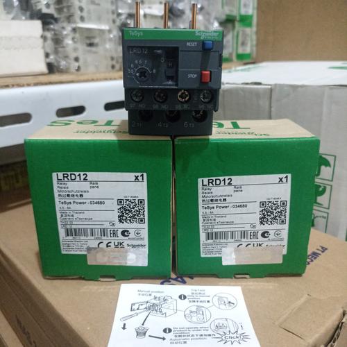 Jual Thermal Overload Relay Schneider LRD12 5,5-8A Original - Kota ...