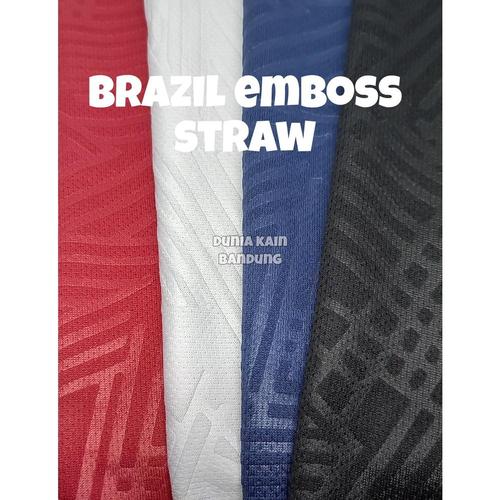 Jual Bahan Kain Drifit Brazil Emboss Straw Dryfit Trendy - Biru Benhur ...