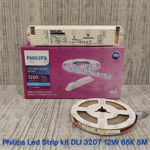 Promo Lampu Philips DLI Tape 320T 12W 5M 24V set kit trafo - Kuning ...