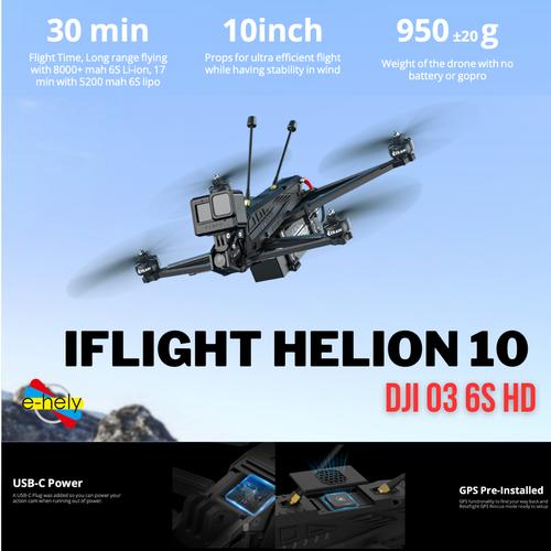 Jual Iflight Helion 10 O3 6S HD Long Range FPV Drone - TBS Diversity ...