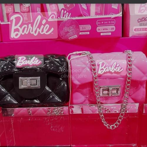 Jual tas barbie miniso x barbie shoulder bag jelly miniso barbie ...