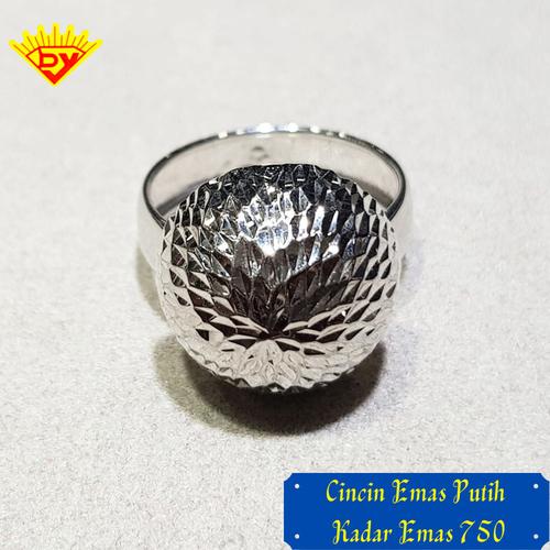 Jual Cincin Emas Putih 368 Kadar Emas 750 - Jakarta Pusat - TOKO MAS ...
