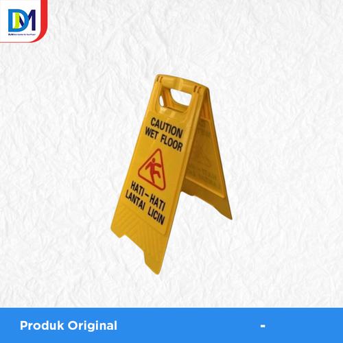 Jual Papan Peringatan Caution Wet Floor Sign Lantai Basah Licin Produk ...