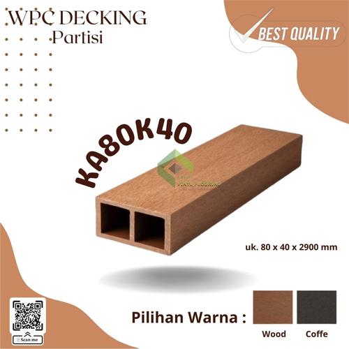 Jual WPC Decking Partisi KA80K40 uk. 8cm x 2,9m tebal 40mm - Jakarta ...