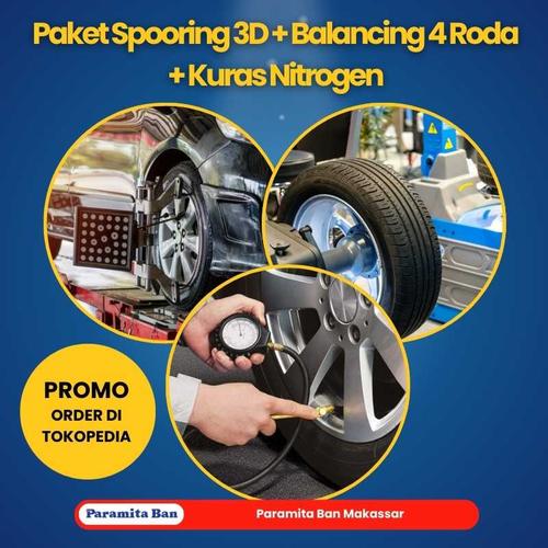 Jual Paket Spooring 3D + Balancing 4 Roda Kelas 2 - Kota Makassar ...