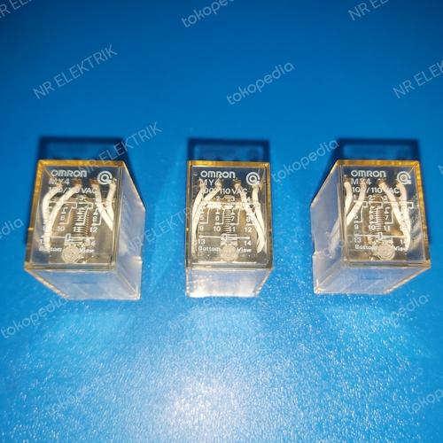 Jual RELAY MY4 100/110VAC OMRON RELAY MY4 110VAC 14 PIN - Jakarta Pusat ...