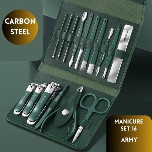 Jual Manicure Pedicure Premium Set Pouch 16 in 1 - Gunting Kuku Premium ...