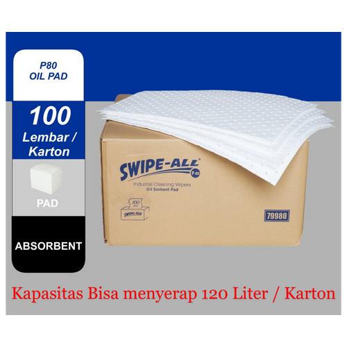 Promo Oil Absorbent Pad Swipe All P80 Harga Per Karton Kapasitas 120 ...