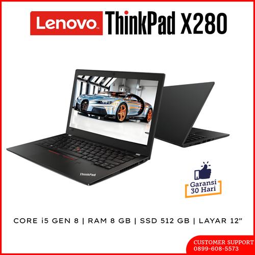 Jual Laptop Lenovo Thinkpad X280 Core i5 Gen 8 RAM 8 GB SSD - Core i5 ...
